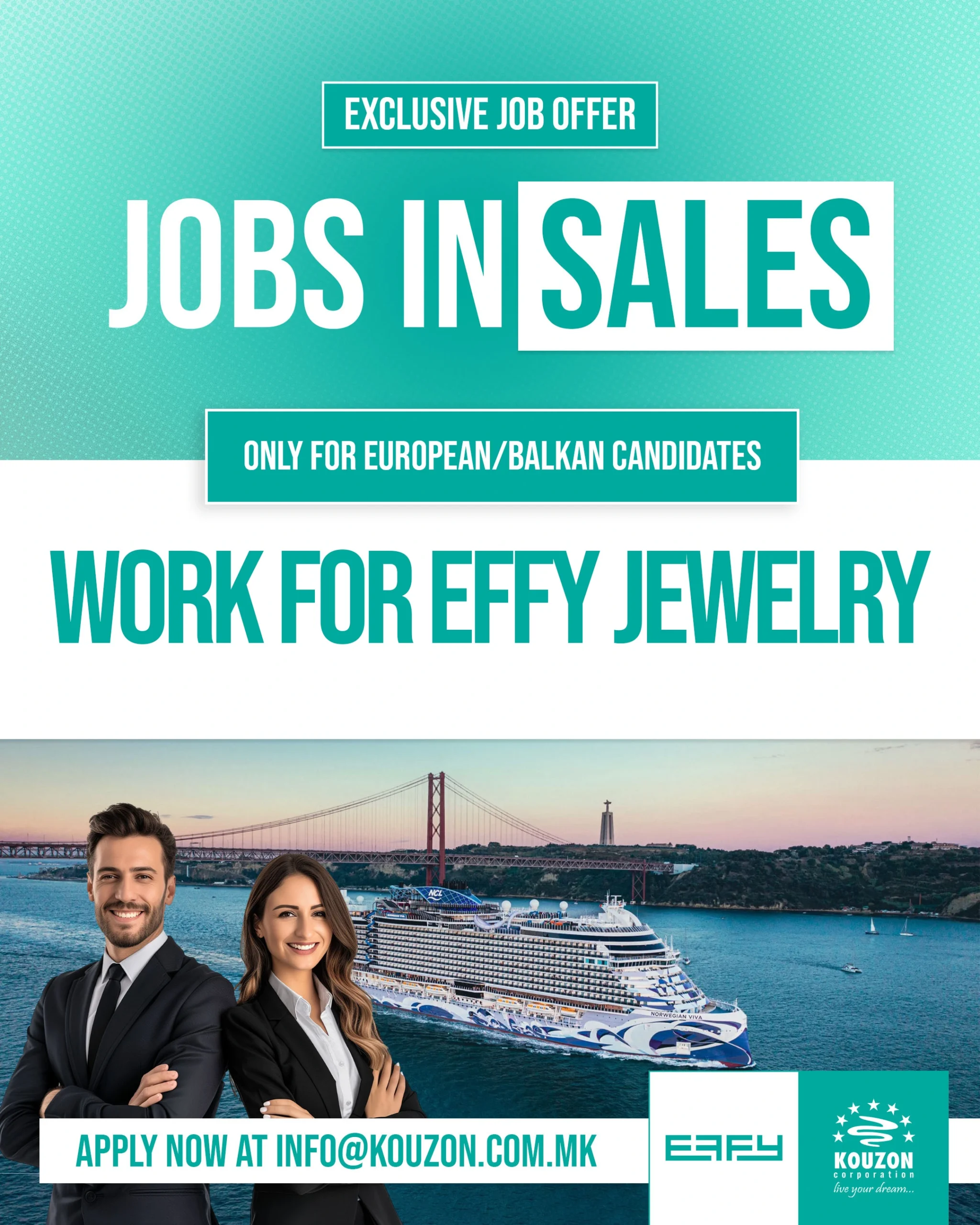 Jobs in Sales – Work for Effy Jewelry with Kouzon Corporation Kouzon ...